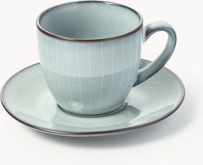 Ručně vyrobený šálek's podšálkem Nordic Sea