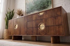 Designová komoda Opaline 177 cm hnědé mango