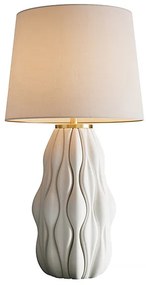 Designová stolní lampa Amira 70 cm bílá