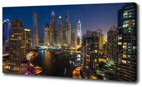 Wallmuralia Foto-obraz canvas na rámu Marina Dubaj 100x50