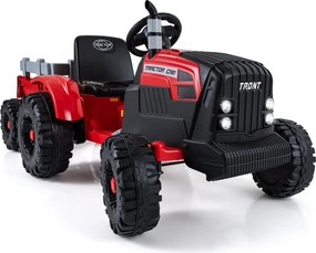 Costway 24 V dětský elektrický traktor s přívěsem elektrické vozidlo