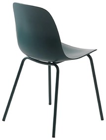 Designová židle Jensen petrolejová