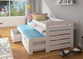 Postel dvojitá s bariérou TOMI 180x80