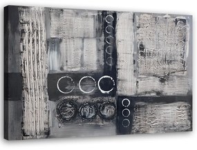 Obraz na plátně Abstraktní šedá barva - 90x60 cm