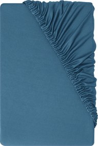Livarno® Žerzejové napínací prostěradlo, 90–100 x 200 cm (modrá)