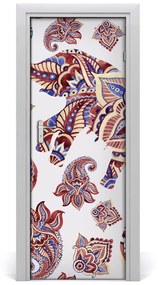Samolepící fototapeta na dveře Slon etnické vzory 75x205 cm