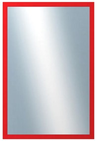 DANTIK - Zarámované zrcadlo - rozměr s rámem cca 40x60 cm z lišty PASTELKA červená rovná (2562)