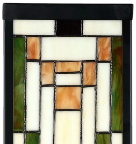Nástěnné světlo Tiffany v art deco stylu Theodorus – 14x16x40 cm