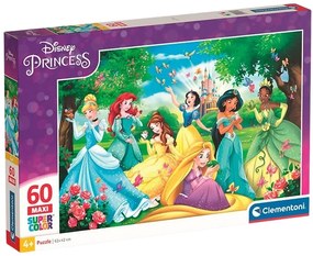 Clementoni - Puzzle 60 Disney princezny MAXI
