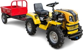 Tauros ZX18 4x4 / benzin - malotraktor s kosou a kultivátorem