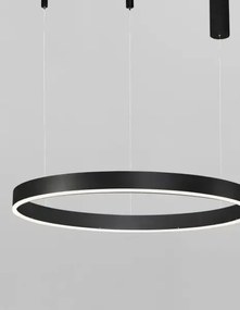 LED lustr Motif 100 černé stmívatelné