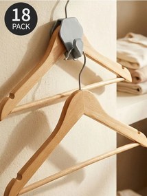 Sinsay - Sada háčků na ramínka 18 pack - šedá