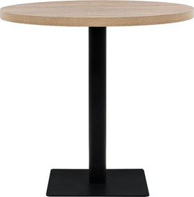 Bistro stůl MDF a ocel kulatý 80 x 75 cm 245613
