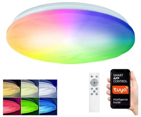 Solight WO792 - LED RGB Stmívatelné svítidlo WAVE LED/30W/230V Wi-Fi Tuya + DO