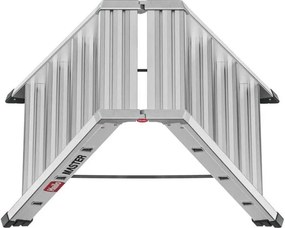 Hliníkové štafle Hailo Master D100 2x4 stupně, 10000-108