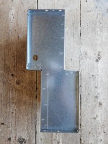 Poštovní schránka pro zazdění hl. 20 cm - NEREZ, 1 x zvonek, 1 x jmenovka