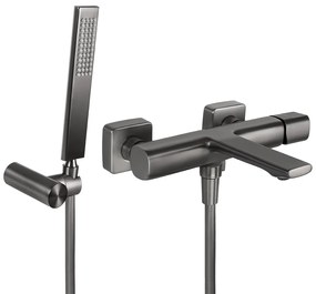 Laveo Vanová baterie Tores se sprchovým setem - BVT_911D, grafit