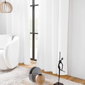 Bílý sametový závěs 140x260 cm Swing – douceur d'intérieur