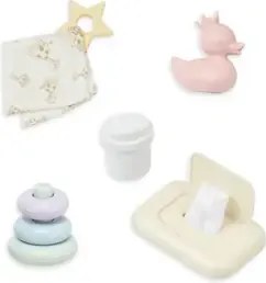 LullaBaby Postýlka pro panenku s doplňky / od 2 let