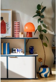 Červená stolní lampa (výška 27 cm) Gozar – Leitmotiv