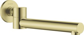 Deante Cascada, otočná vanová výlevka 244 mm, zlatá matná, DEA-NAC_R87K