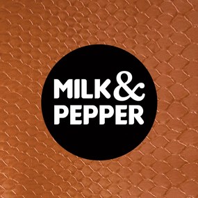 MILK&PEPPER Milkandpepper obojek pro psy Safira Camel Velikost: 25x1,5 cm