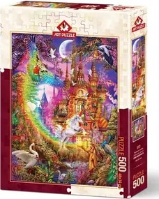 ART PUZZLE 5075 Puzzle Duhový hrad / 500 dílků / od 8 let