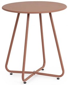 BIZZOTTO Kulatý konferenční stolek JABLE korálová ø45 cm