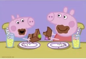 Ravensburger Prasátko Peppa: Šťastná rodina - 2 x 24 dílků / od 4 let