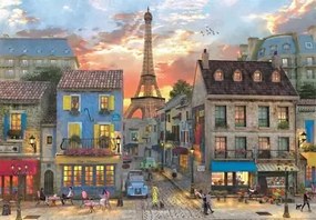 CLEMENTONI Puzzle Pařížská ulička / 1000 dílků / od 18 let
