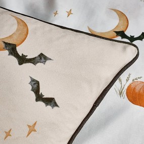 Dekorační polštář s haloweenským motivem 45x45 cm Halloween Highland Cow – Catherine Lansfield