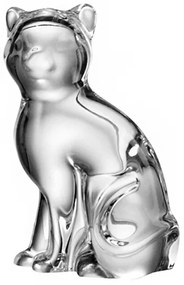 Bohemia Crystal Figurka kočka 90mm