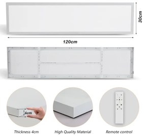 Brilagi-LED Stmívatelné koupelnové svítidlo FRAME SMART LED/50W/230V IP44 bíl+DO