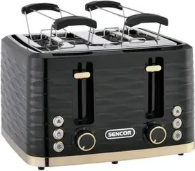 SENCOR STS 7551BK-EUE3 černá / Topinkovač / 1600W / 4 sloty