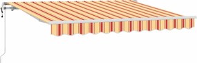 Stahovací markýza Žlutá 350 x 200 cm textil 3329689