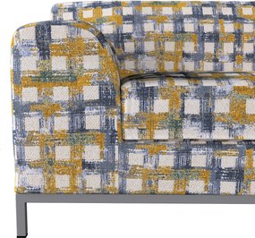 Potah na pohovku IKEA  Kramfors 2-místná barva modrá látka pletený vzor, vzorované