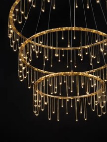 Luxusní lustr Stellar 3 zlatá