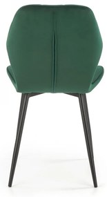 Designová židle Noel tmavě zelená
