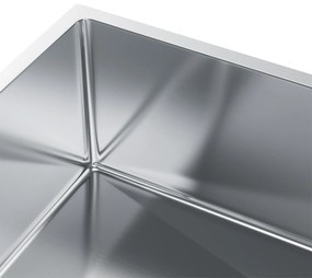 Erga HD, 1-komorový ocelový dřez 740x440x210 mm, ocelová, ERG-MLS-HD7444