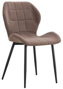Kondela Jídelní židle, hnědá/černá, MAKENA TYP 1