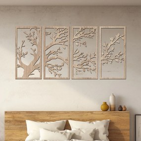 dřevo života 4 dílný strom RŮSTU Zvolte barvu dekoru: Dub Sonoma, Rozměry šxv (cm): 126x60