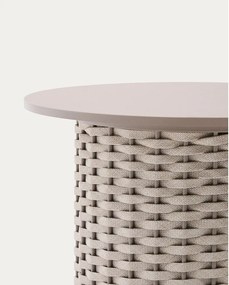 Kovový kulatý zahradní stolek ø 50 cm Sedalis – Kave Home