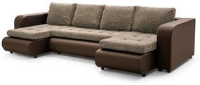 Casarredo - Komfort nábytek Rozkládací sedací souprava do U PETRONELI s úložným prostorem, Soft 66/Lawa 2