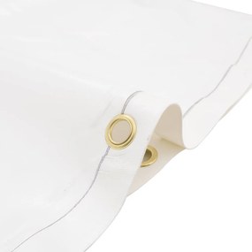 Plachta bílá 1 x 2,5 m 650 g/m² 156066