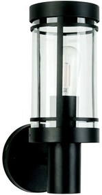 Eurolamp | Venkovní nástěnná lampa 1xE27/15W/230V IP44 černá | EU0126