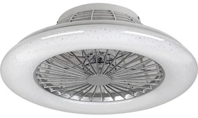 Rabalux - LED Stmívatelné stropní svítidlo s ventilátorem LED/30W/230V + DO