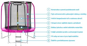 Marimex Standard 183 cm + vnitřní ochranná síť + žebřík