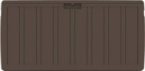 Úložný box na podušky hnědý 117 x 45,5 x 57,5 cm 270 l 337905