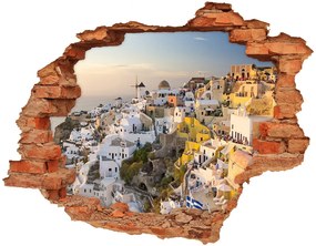 Wallmuralia Foto fotografie díra na zeď Santorini Řecko 90x70 cm