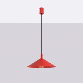 Sollux Lighting Závěsné svítidlo NOX 40 červené